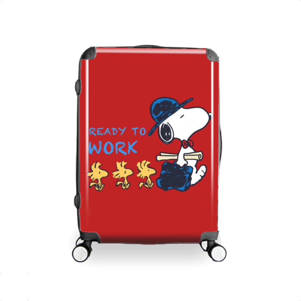 Ready To Work, Snoopy Hardside Luggage