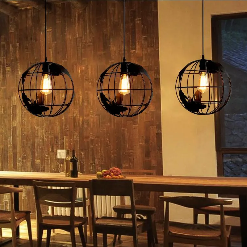 Modern Globe Pendant Lights Black/White Pendant Lamps for Bar ...