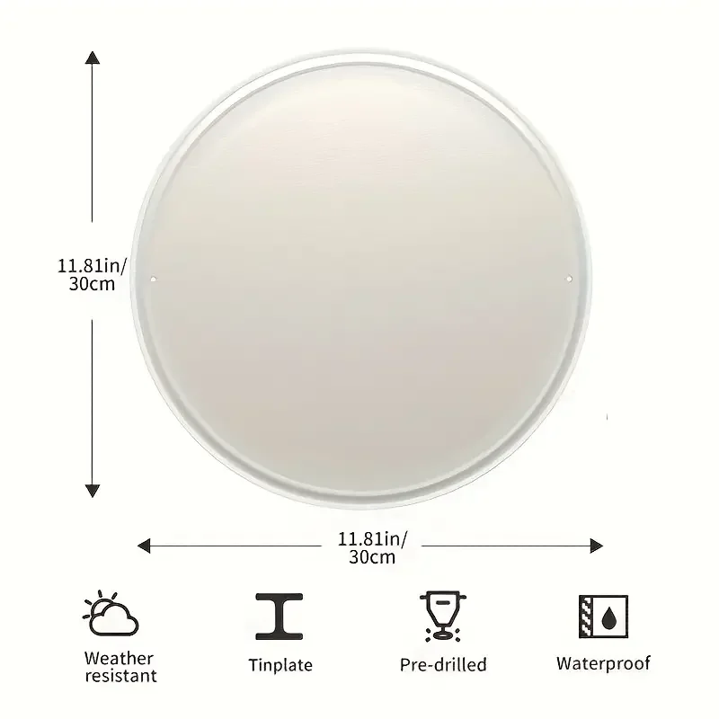 Truck - Round Metal Tin Signs(12*12Inch)