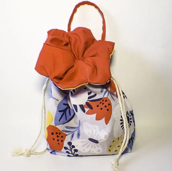 DIY Flower Gift Bag TemplateF