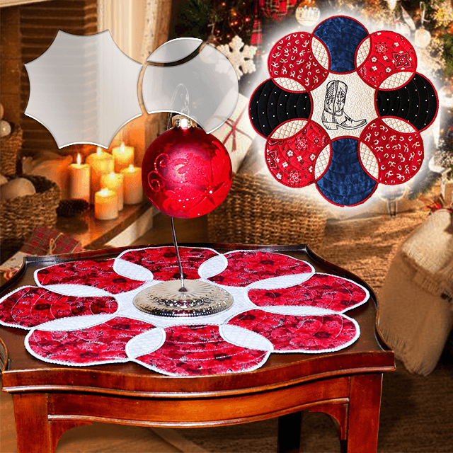 Arches Patchwork Templates Ruler - With Instructions