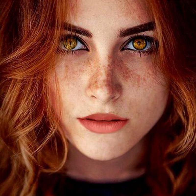Natural Flame Color 12 Months Contact Lenses Natural Flame Color 12 Months Contact Lenses