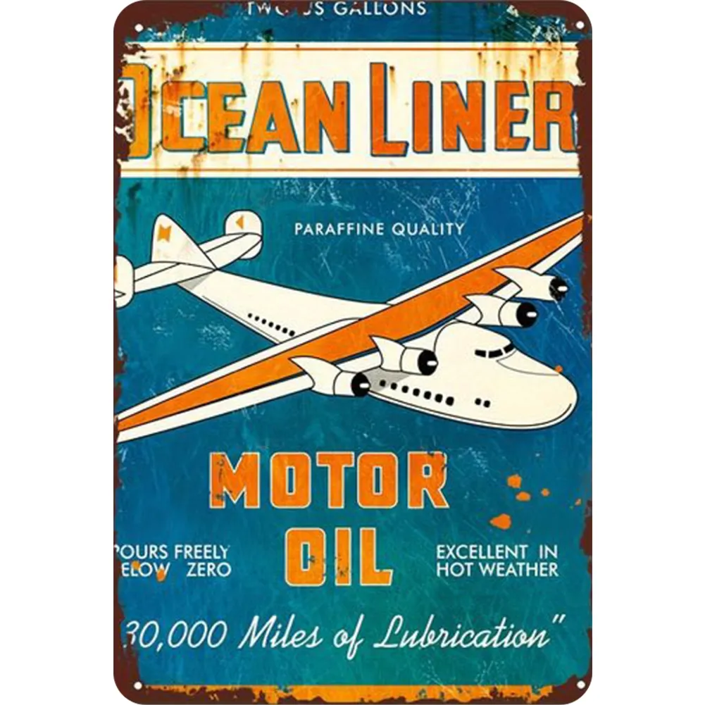 Ocean Liner Oil - Metal Tin Signs(8*12Inch/12*16Inch)