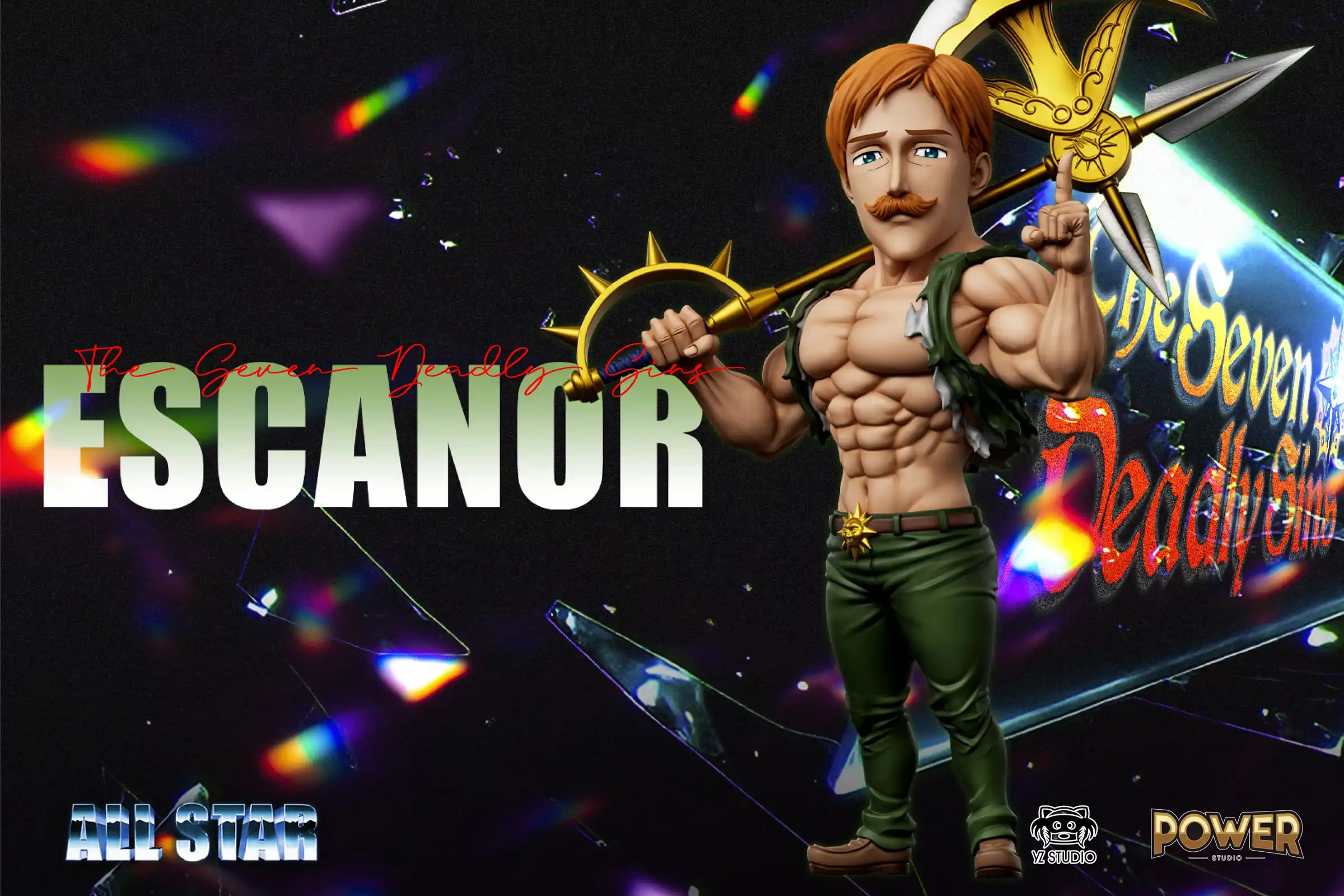 All-Star Series 011 Escanor - Seven Deadly Sins Statue - YZ Studios