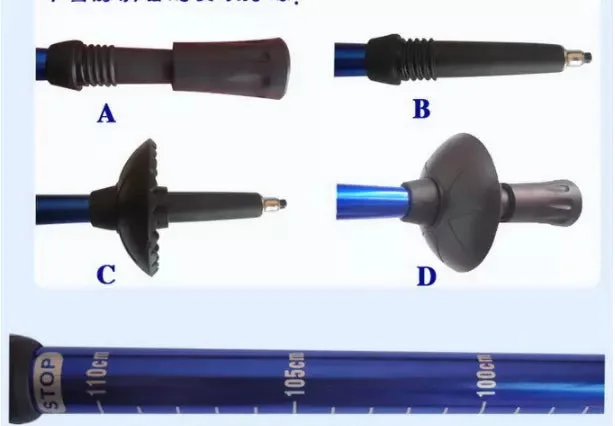 Adjustable Trekking Poles - Foldable Telescopic Pole