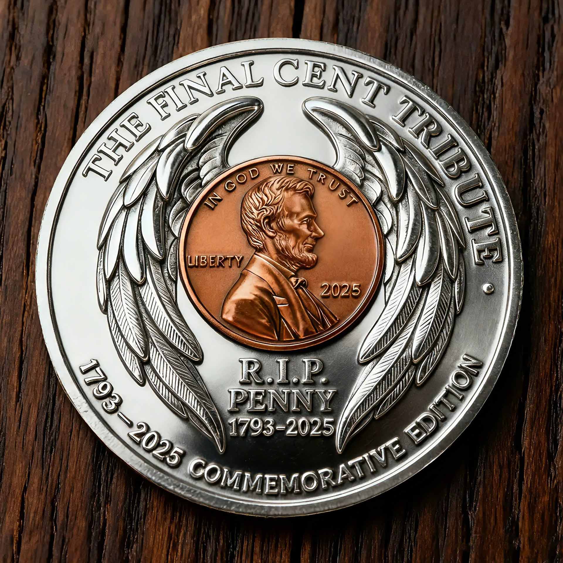 RIP Penny Commemorative Coin