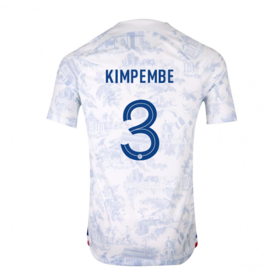 Maillot FFF France Presnel Kimpembe 3 Extérieur 2022/2023