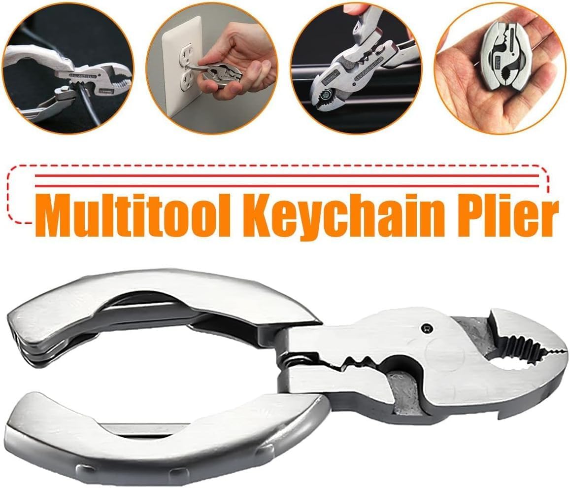 Mini multifunctional tool. 9-in-1 multifunctional pliers screwdriver ...