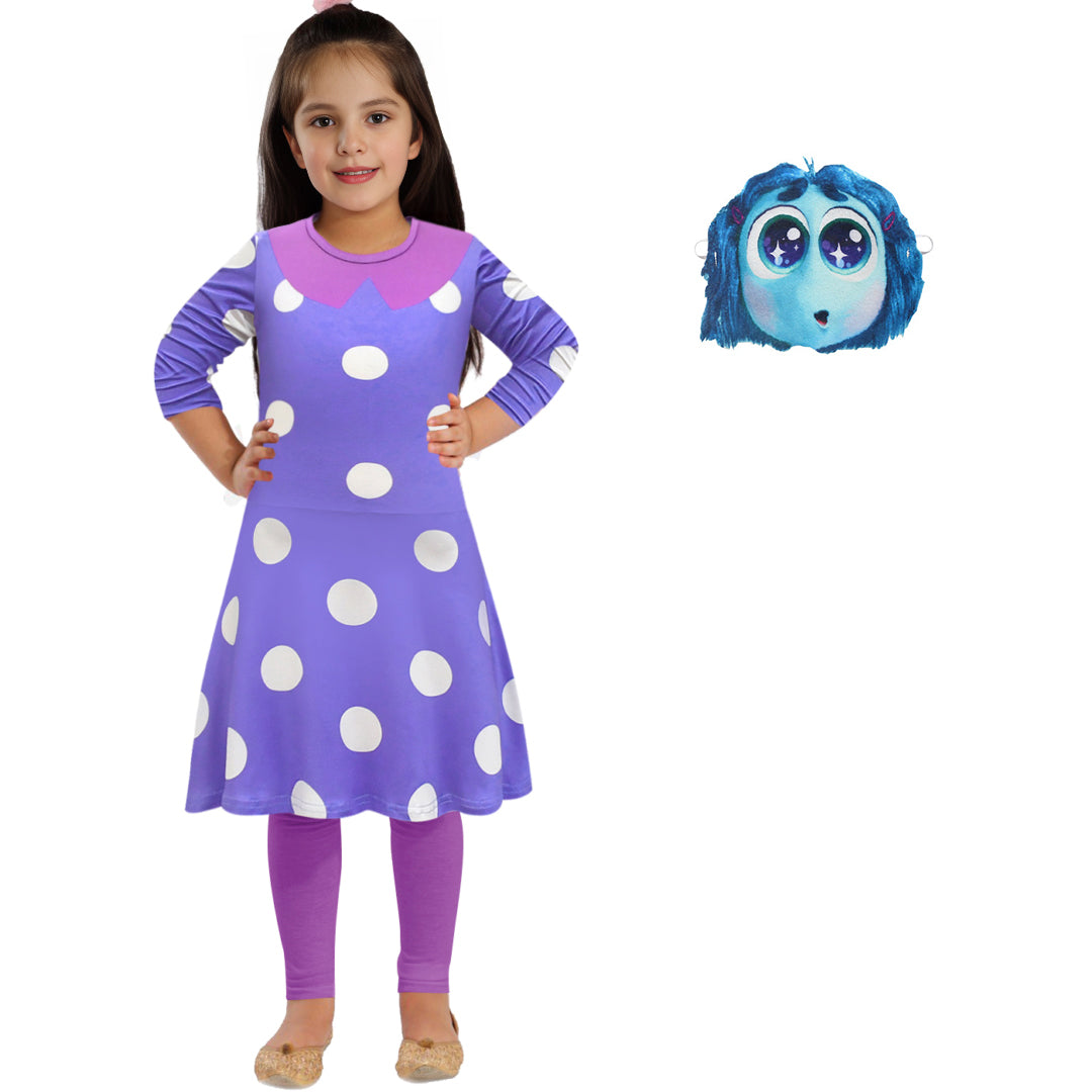 Inside Out 2 Envy Pixar Inspired Cosplay Costume Set for Carnival