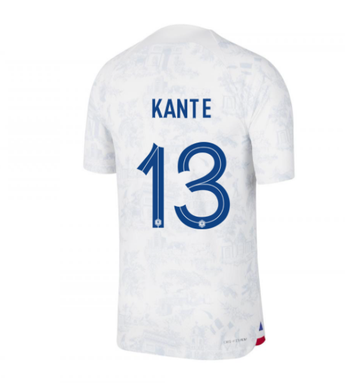 France N'Golo Kanté 13 Away Shirt Kit World Cup 2022