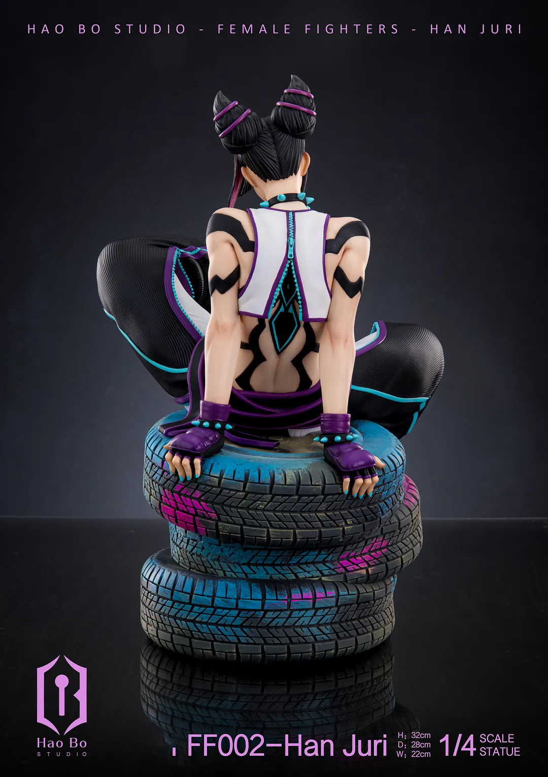 1/4 Scale Han Juri - Street Fighter Resin Statue - Hao Bo Studio