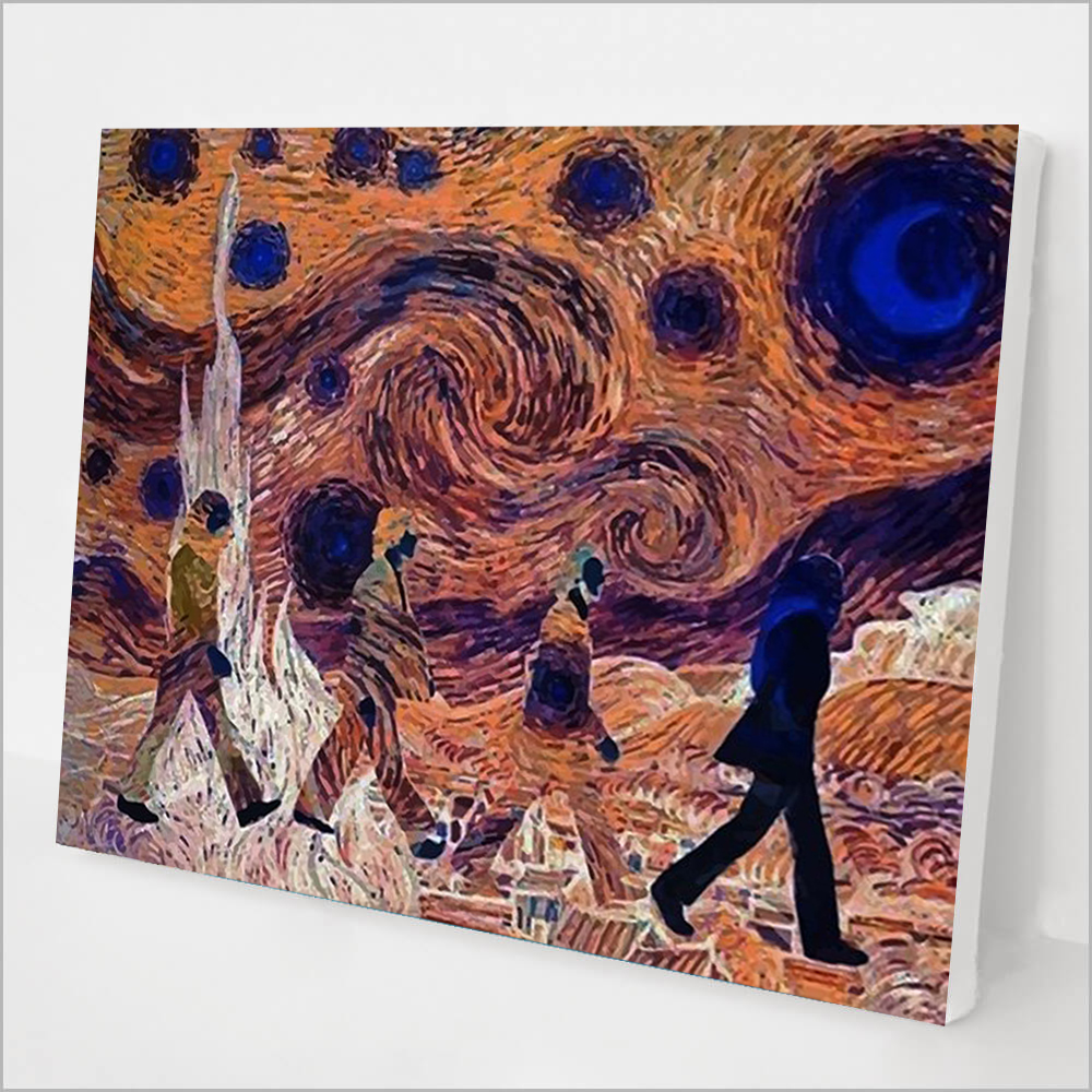 DIY Painting By Numbers | Abstract Art