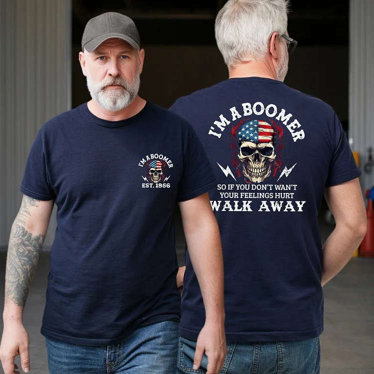 I'M A BOOMER. Walk Away Custom Year Of Birth Sweatshirt, Unisex Hoodie, Boomer Generation T shirt