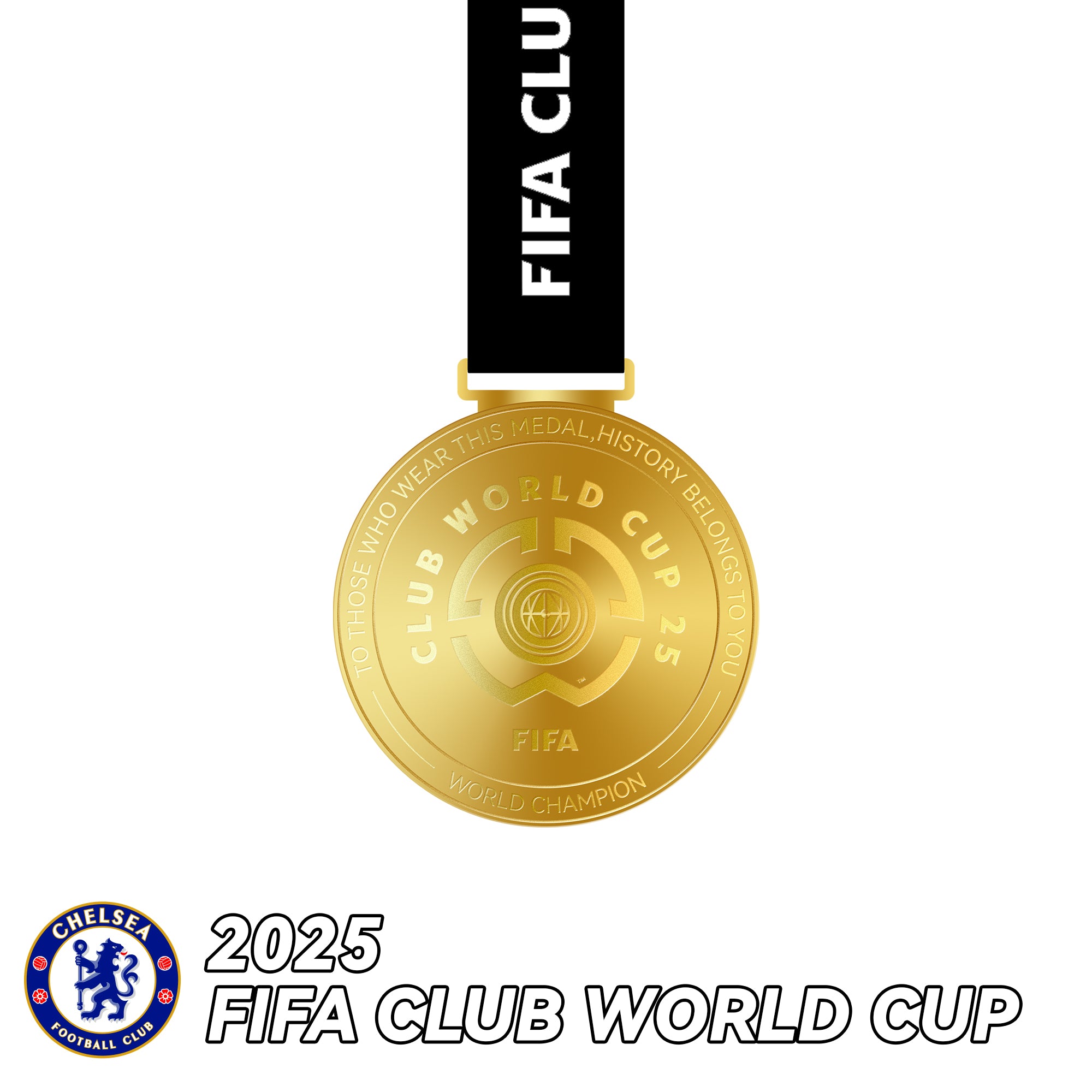 2025 Chelsea FIFA Club World Cup Medal Frame