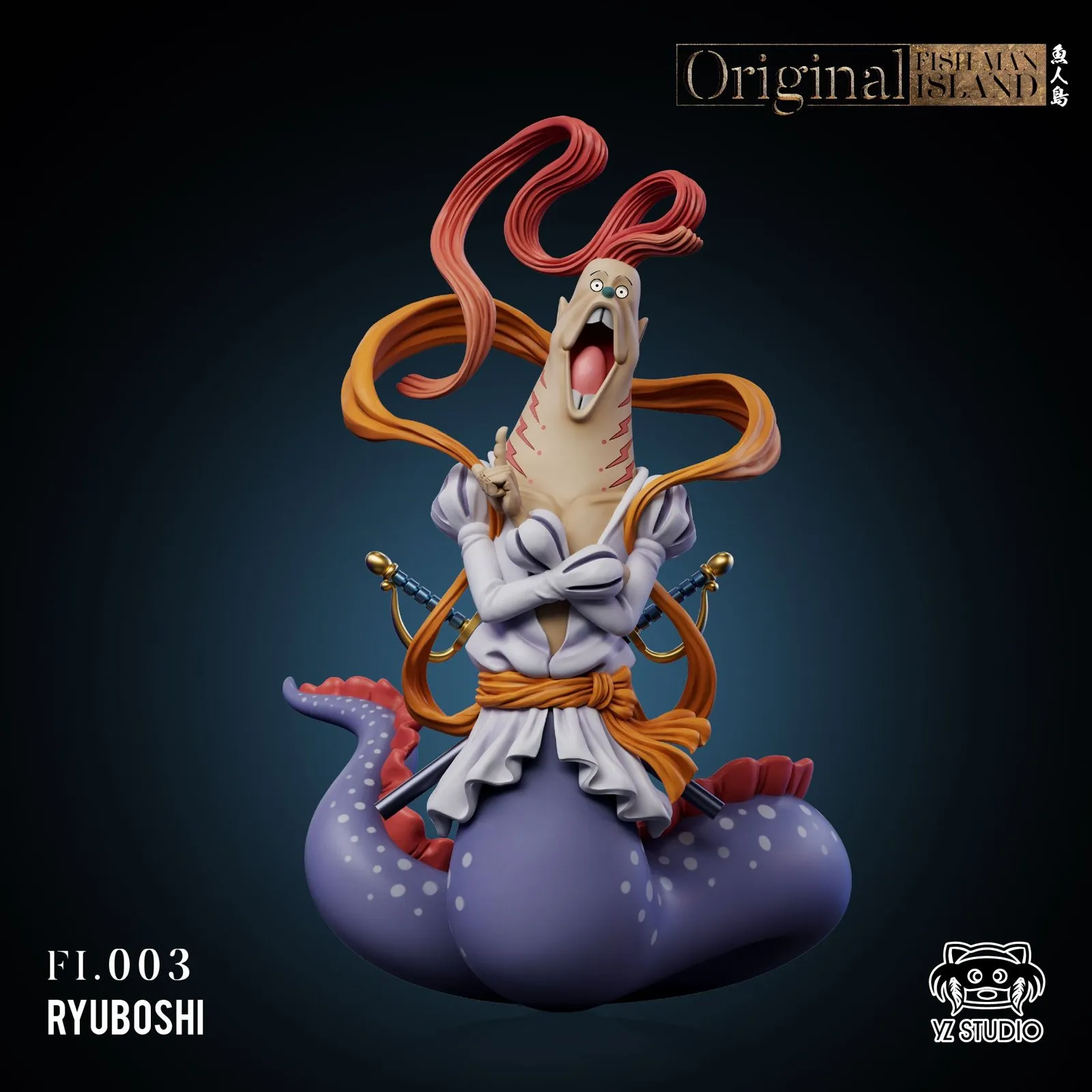 Fish-Man Island Series 003 Ryuboshi - ONE PIECE Resin Statue - YZ Studios