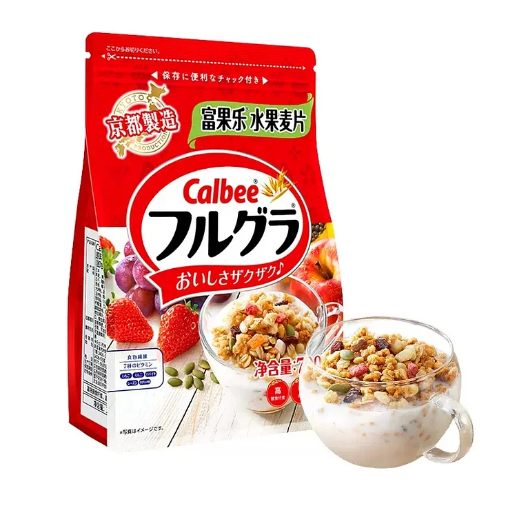 Japanese Calbee Cereal Fuguola Fruit Oatmeal Brewed Ready-to-Eat ...