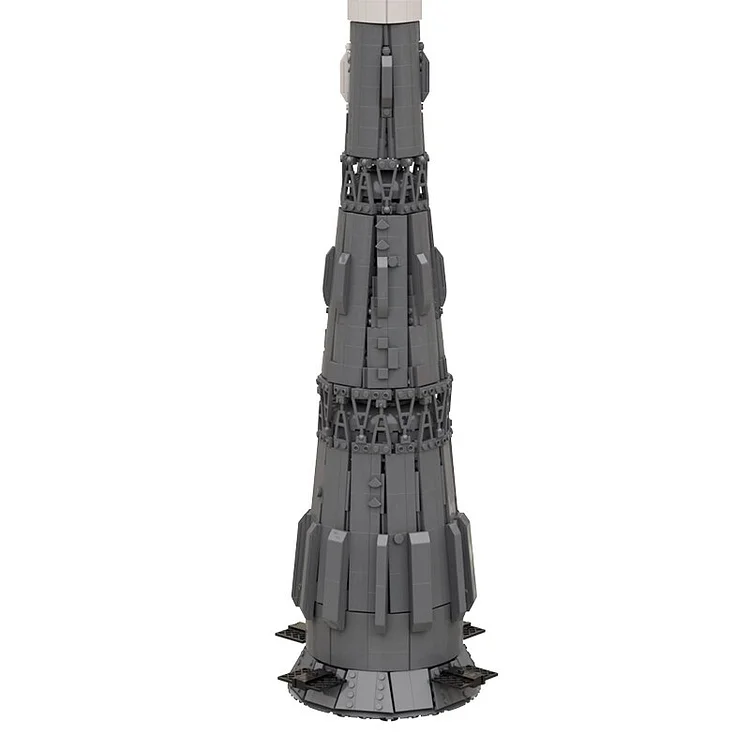Space 1:110 Soviet N1 Moon Rocket (N-1) BuildMoc Military Spacecraft ...