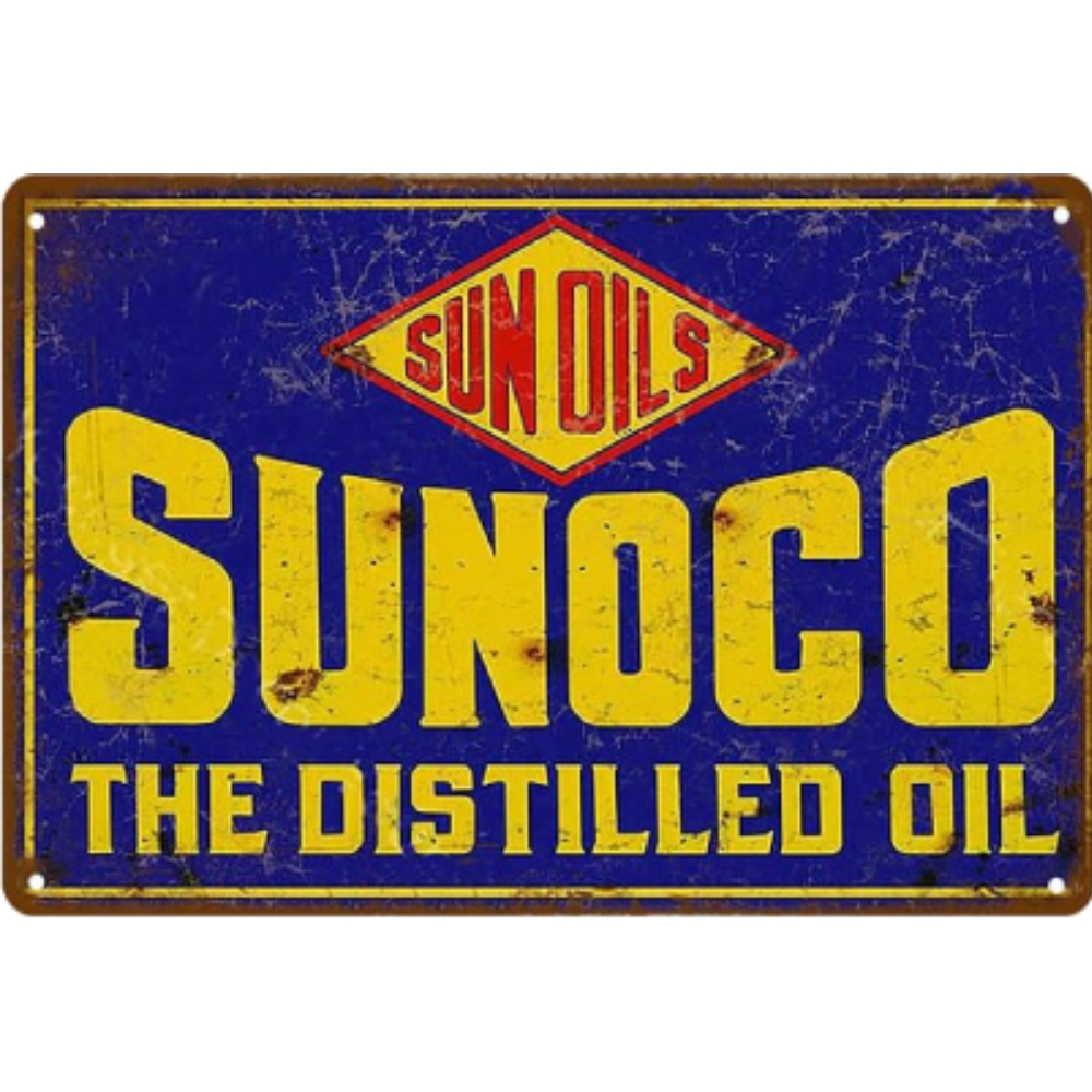 Sunoco Oil - Metal Tin Signs(8*12Inch/12*16Inch) - Garage