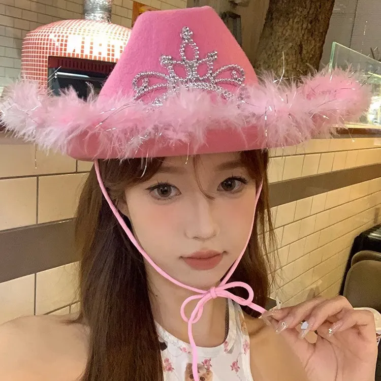 Pinky Fluffy Princess Hat