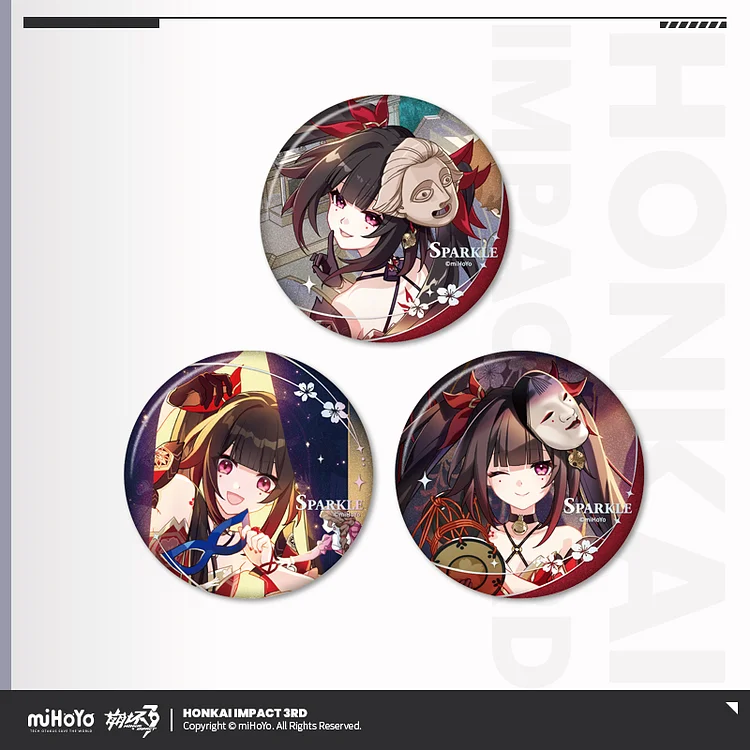 Honkai Impact 3rd Sparkle: Thousand-Faced Maestro Stigmata Badge Set ...