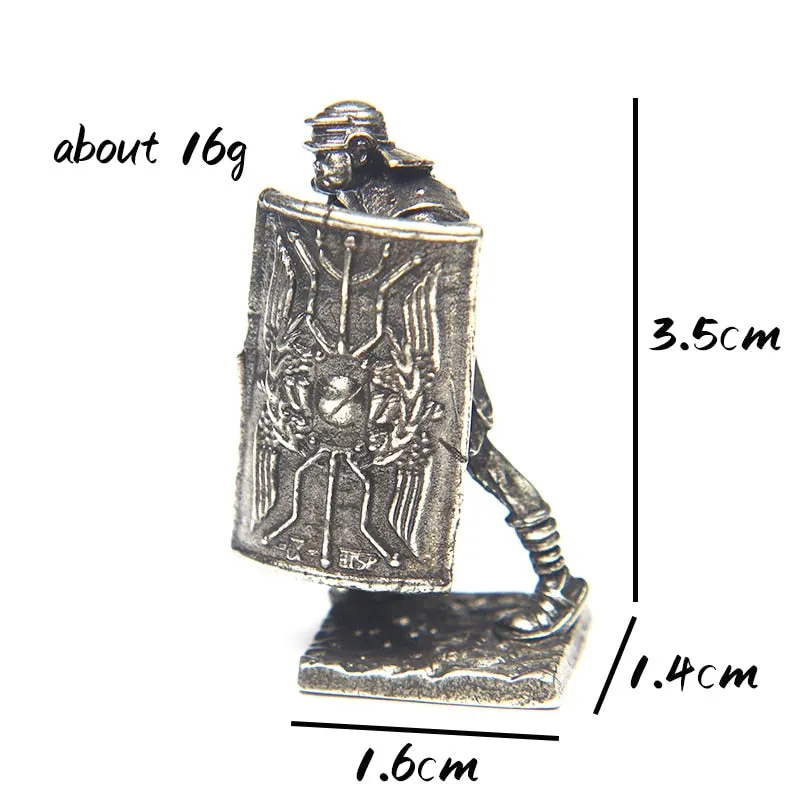 Metal Copper Lost Roman Legionnaire Archer Shield Soldiers Model ...