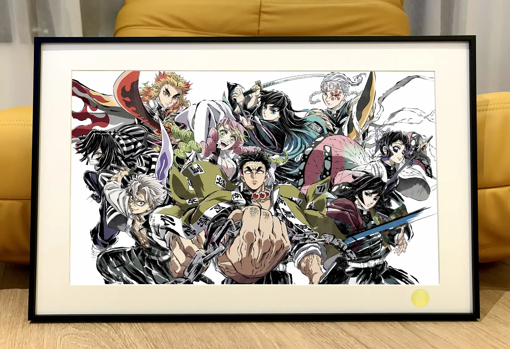 Nine Hashira Gathering Decorative Painting - Demon Slayer: Kimetsu No ...