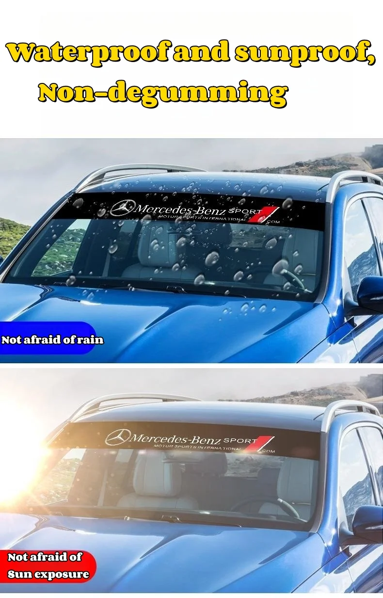 Car front windshield personalized fashion sports decorative stickers