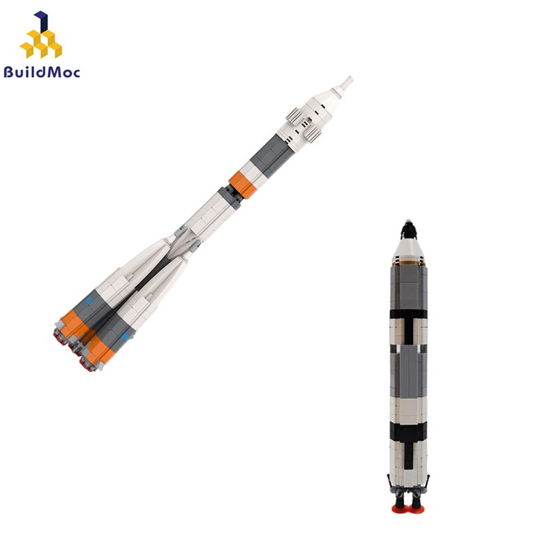 MOC R-7 1:110 Scale Rocket Ultimate Soyuz Rocket Collection Saturn V ...