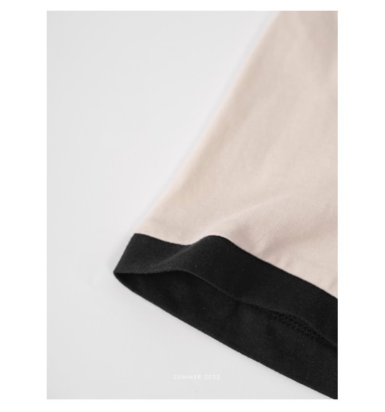 SUNFLOWER GRAPHIC CONTRAST TEE