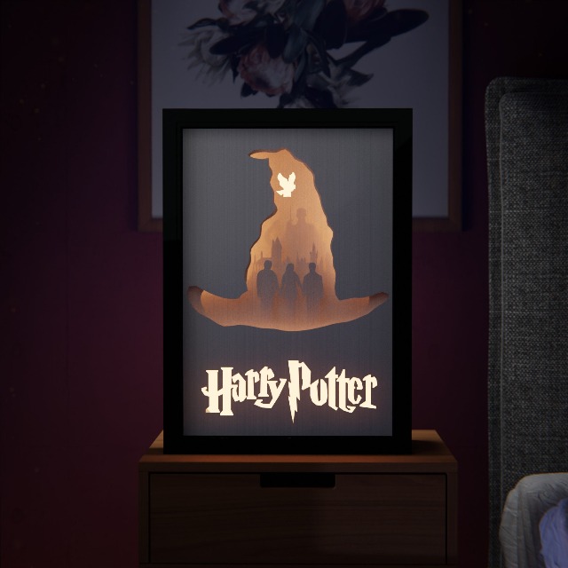 Harry Potter-Paper Light Box Templates-With Instructions