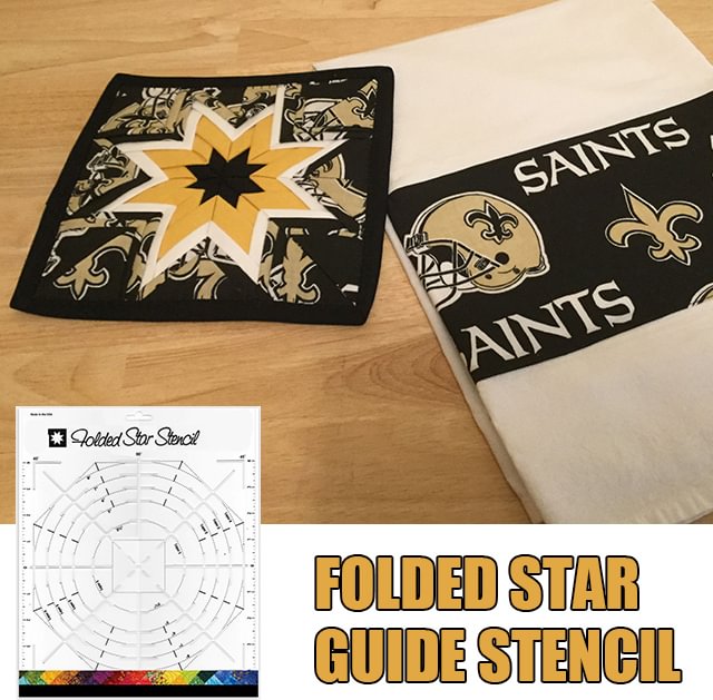 Folded Star Guide Stencil - With Instructions