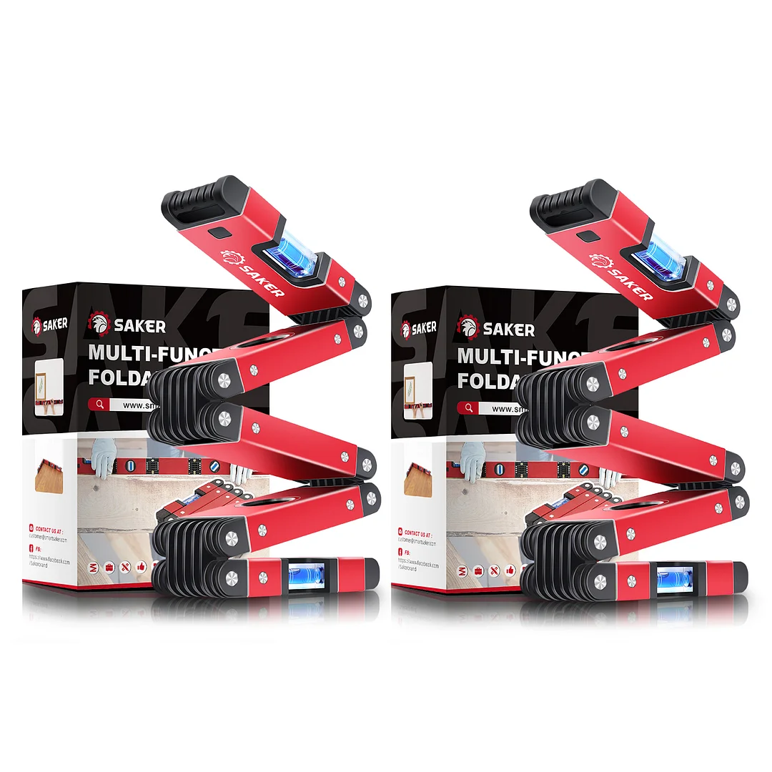 SAKER® Multi-Function Foldable Level