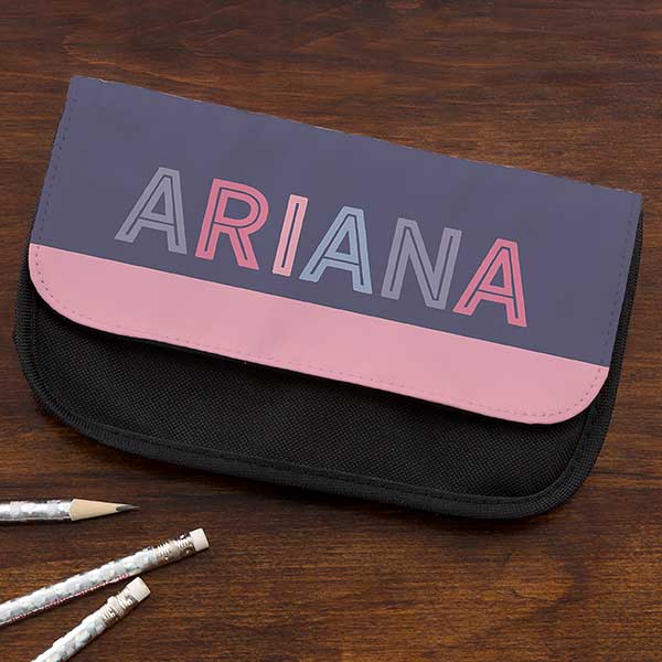 Back To School-Personalized Name Pen Case For Kids
