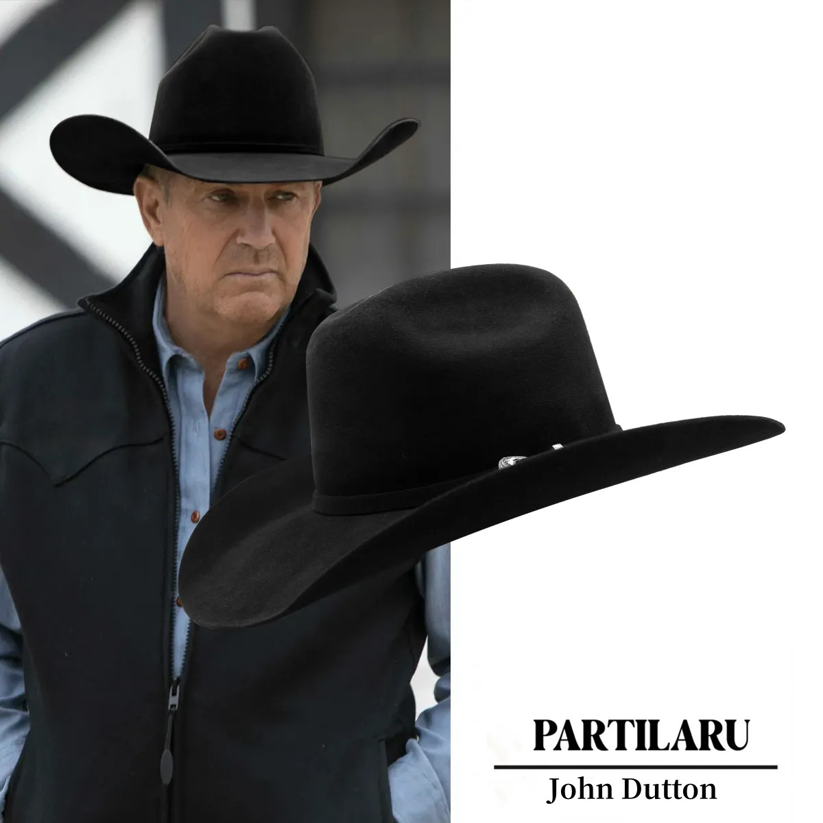 Yellowstone John Dutton 10X Classic Cowboy Hat