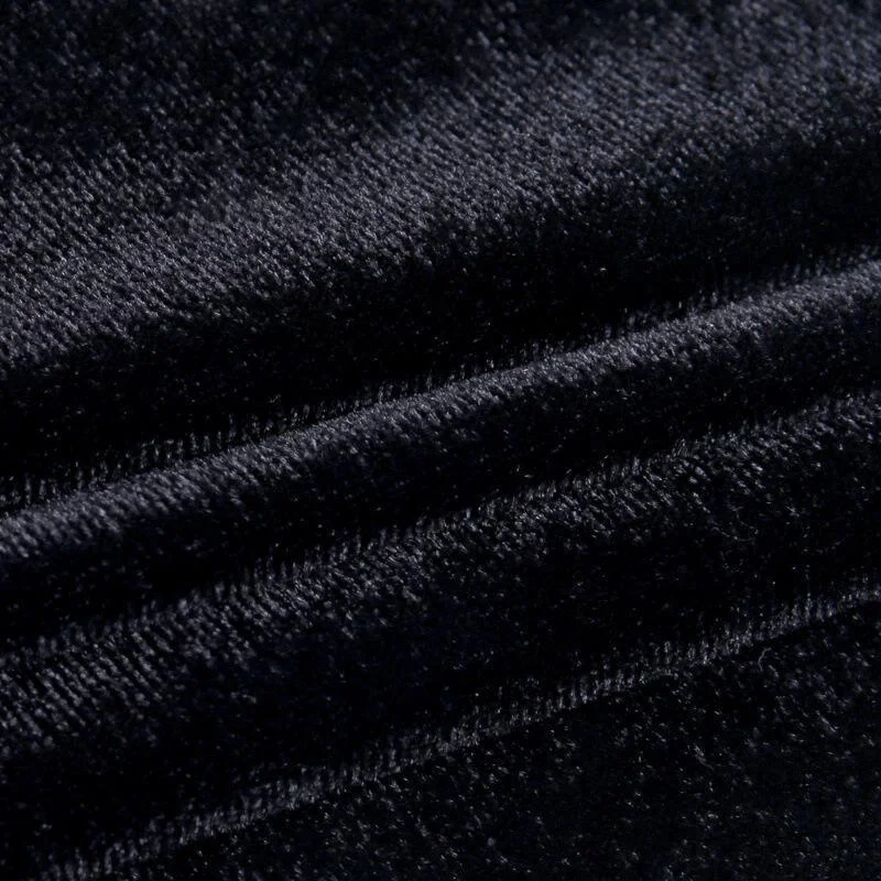 VELVET MESH SLEEVE DRESS