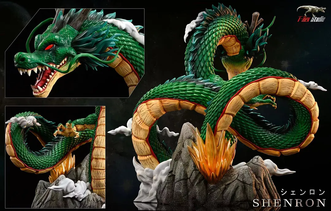 Earth Shenron with LED - Dragon Ball Resin Statue - T-Rex Studios [In ...
