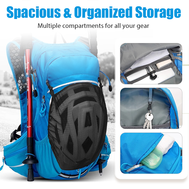 Lightweight Outdoor Multi-Functional Backpack With Hydration Bladder