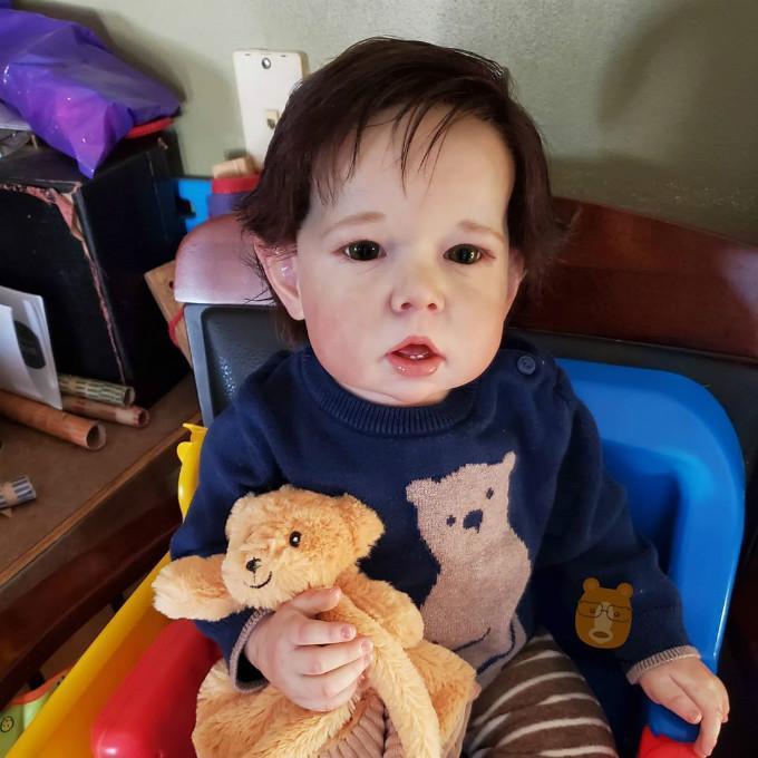 22"Little Fernanda Cute Reborn Baby Doll Give for Baby School Birthday ...