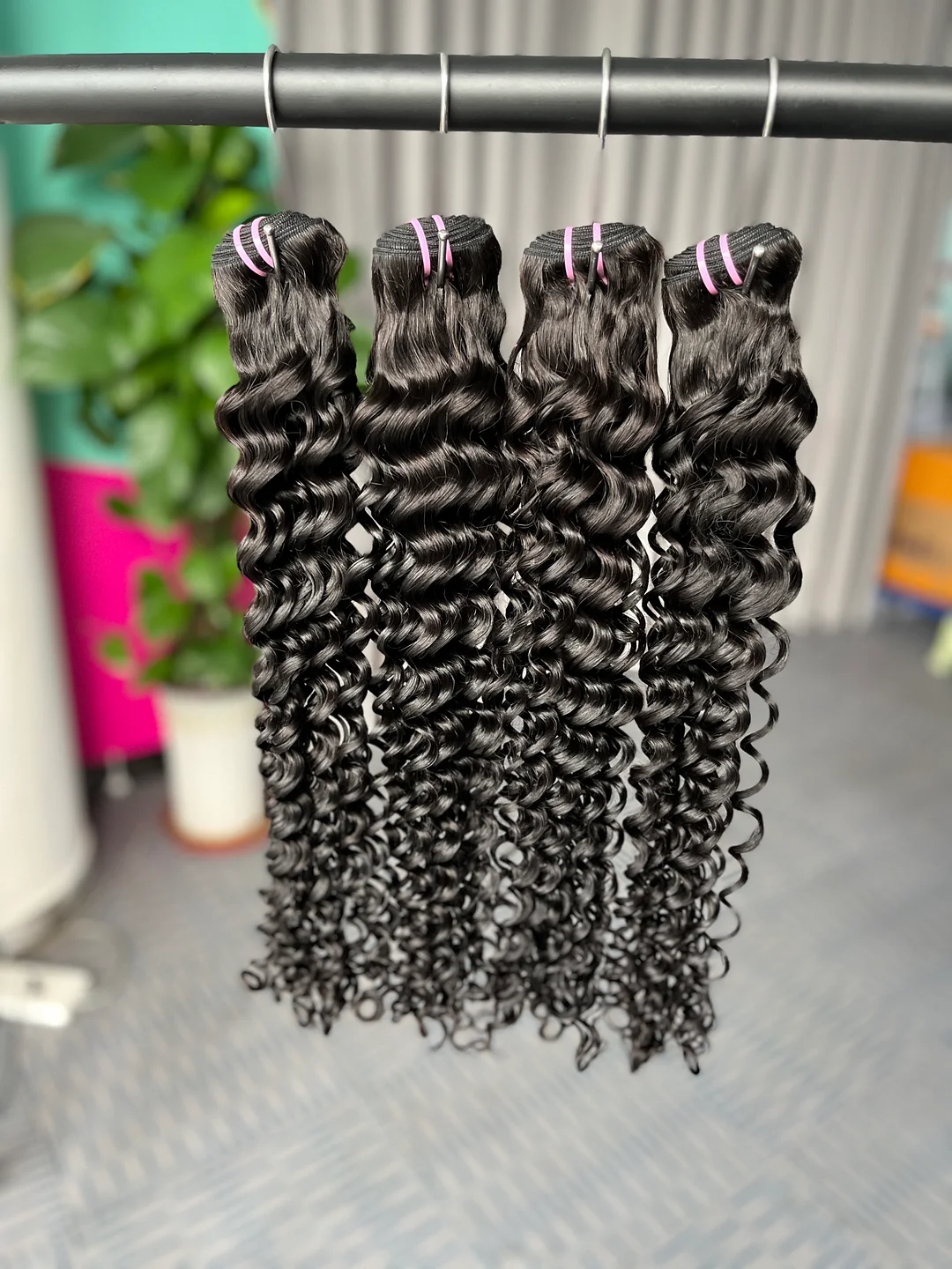 12A Deep Wave Top Virgin Hair Bundle Deals 3 Bundles 100% Human Hair ...