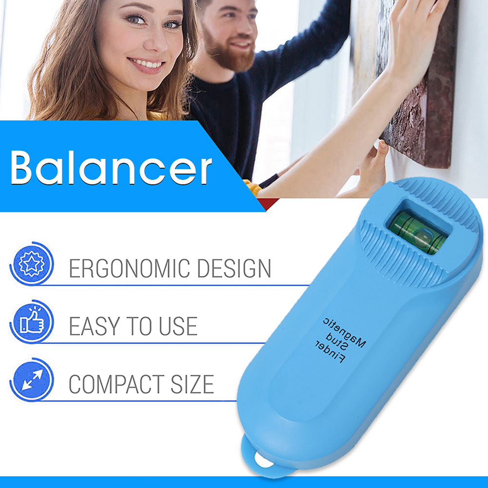 2 in 1 Magnetic Digital Stud Finder Wall Detector w/Spirit Level ...