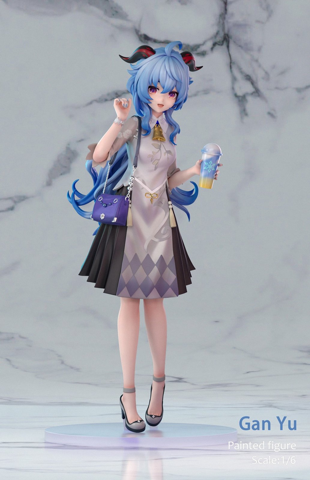 1/6 Scale Holding Milk Tea Ganyu - Genshin Impact Resin Statue - XB ...