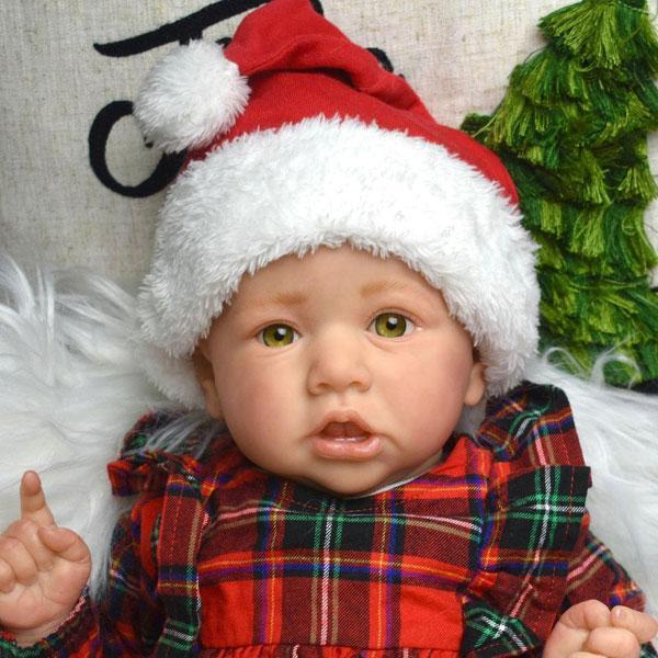 Reborn Newborn Baby Dolls | 22" Cute Christmas Icey Reborn Baby Doll Girl