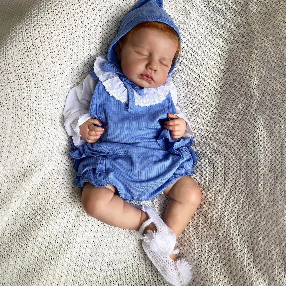 Reborn Awake Baby Girl Alana 20" Real Lifelike Cloth Body Reborn Doll ...