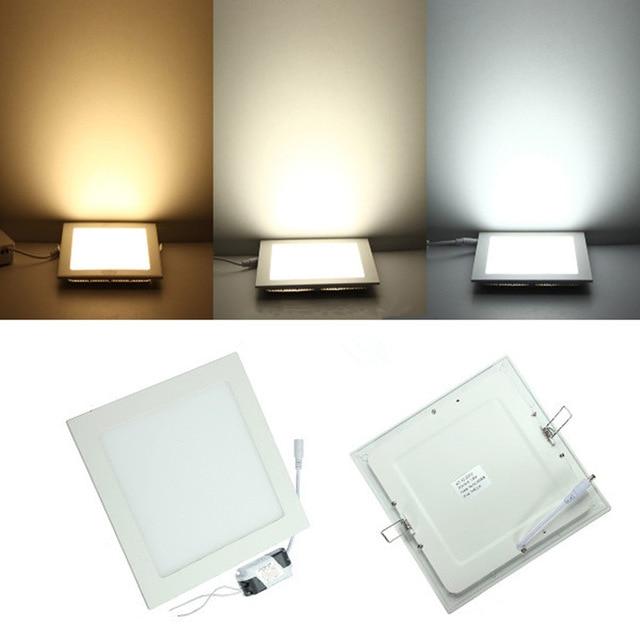 1pc LED Dimmable Panel Light 3W/4W/6W/9W/12W/15W/25W Square Recessed ...