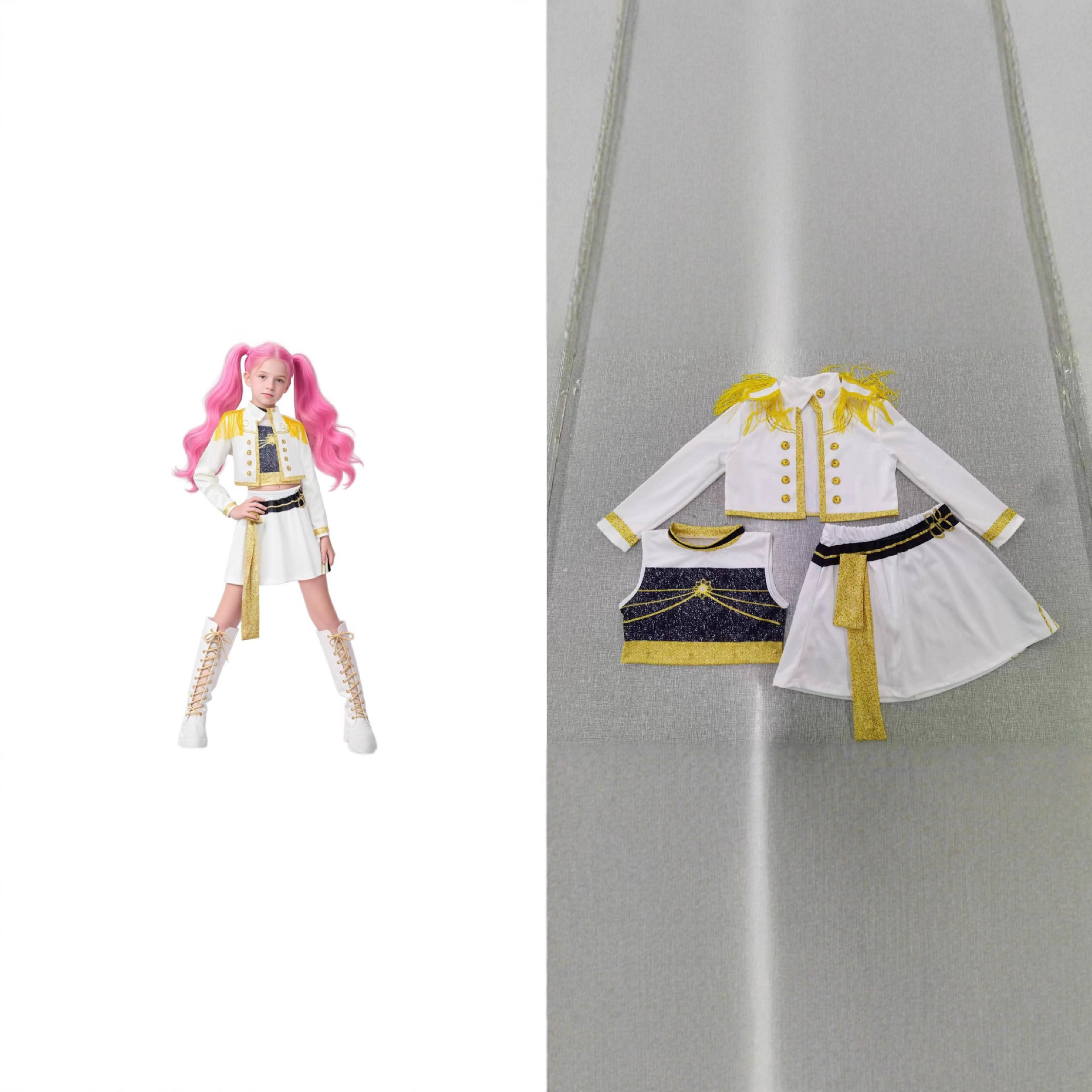 Halloween K-POP Witch Hunter Rumi Cos Costume Korean Wave Superstar Zoe ...