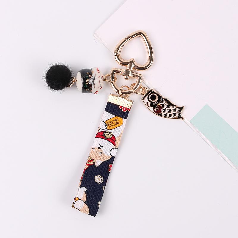 Knot Bow Rich Keychain