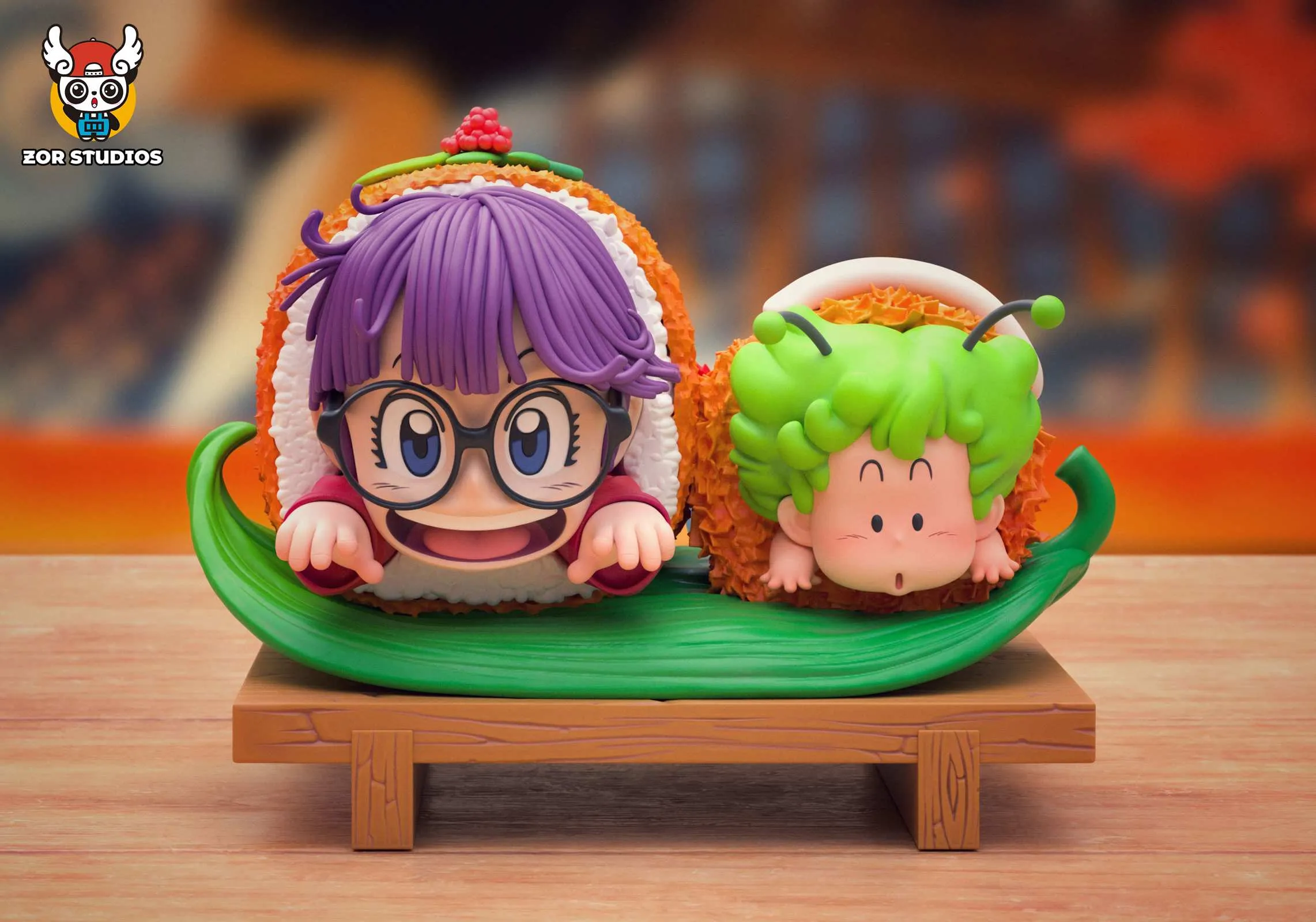 Japan Sushi Arare/ Arale - Dr. Slump Resin Statue - ZOR Studios