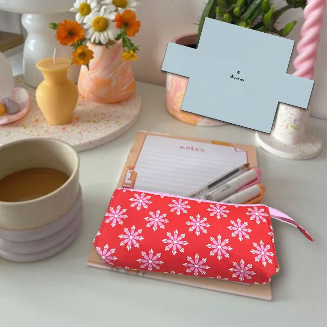 DIY Multi-Compartment Sewing Pouch — Template + Tutorial