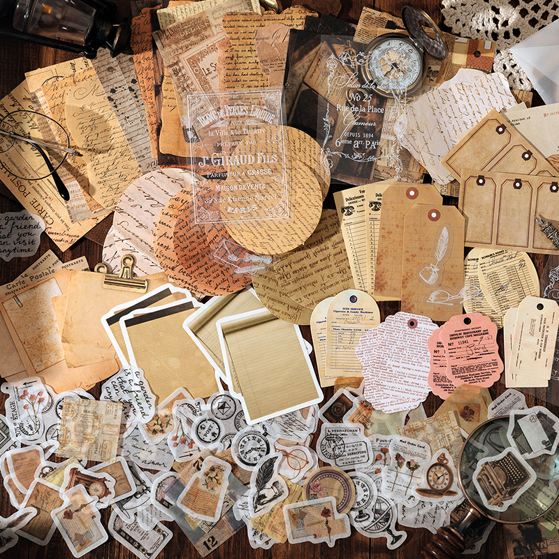 200pcs Time Record Scrapbooking Material - Lake Poet