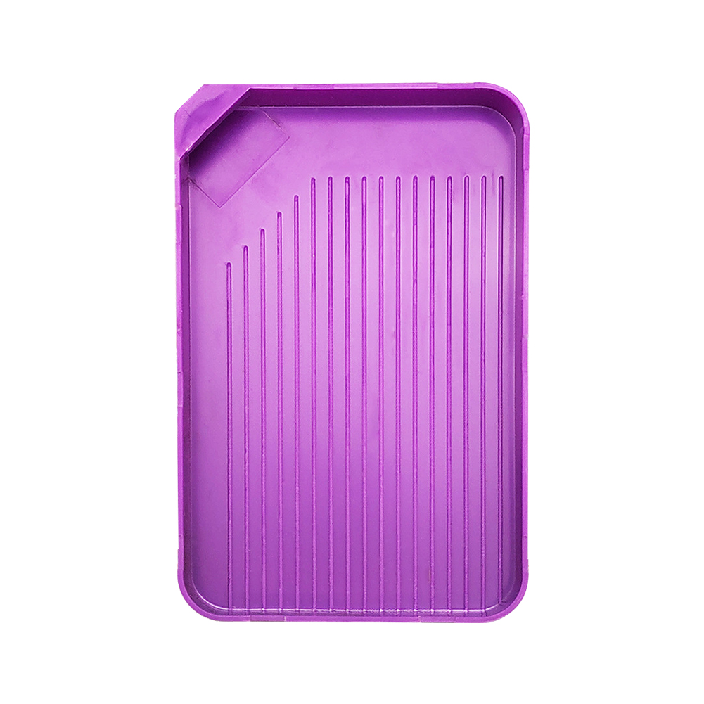 Diamonds Painting Tray Handmade Purple Funnel Plate Single Tool 
